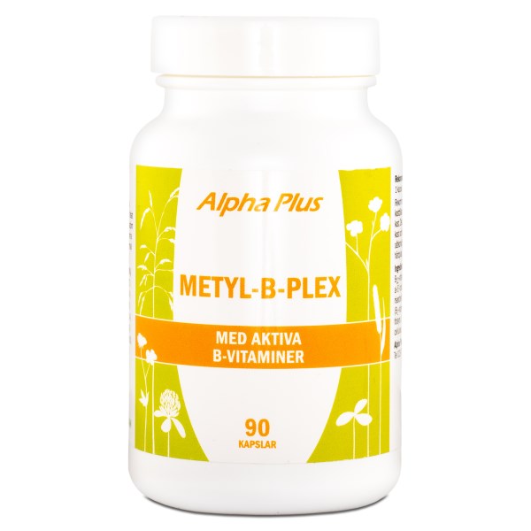 Köp Alpha Plus Metyl-B-Plex hos Svenskt Kosttillskott. Snabbt & fraktfritt!