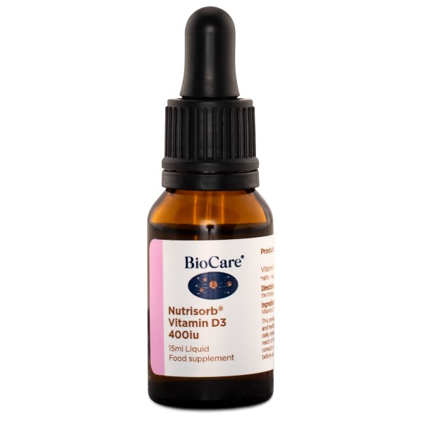BioCare Nutrisorb D3 400IE | Svenskt Kosttillskott