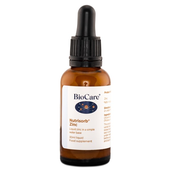 BioCare Nutrisorb Liquid Zinc | Flytande | Svenskt Kosttillskott