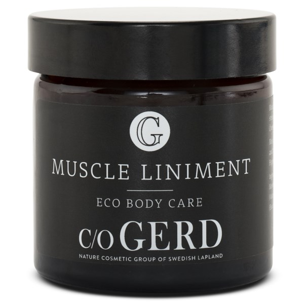 c/o Gerd Muscle Liniment | Mjukar upp stela muskler | Svenskt Kosttillskott