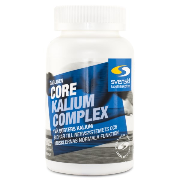 Core Kalium Complex | Två sorters kalium | Svenskt Kosttillskott