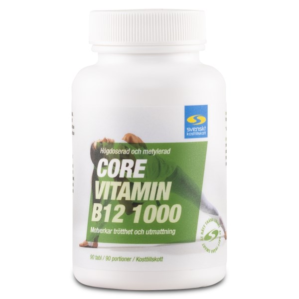 Core Vitamin B12 | Svenskt Kosttillskott