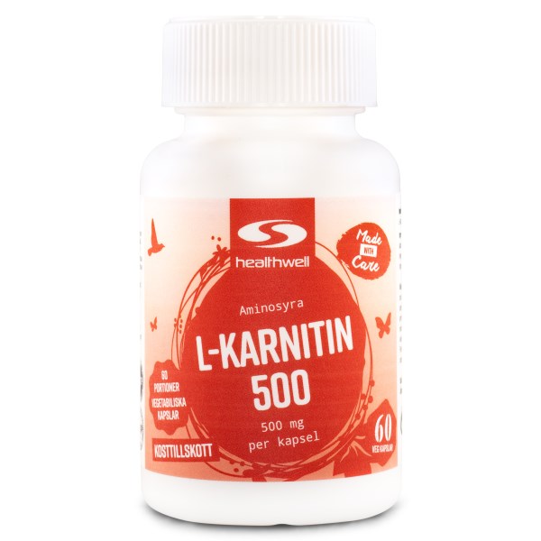L-karnitin 500 | Aminosyra | Svenskt Kosttillskott