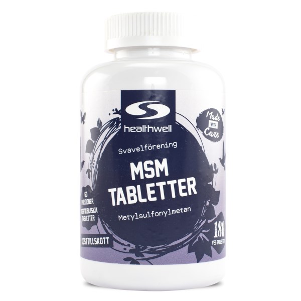 Köp MSM Tabletter hos Svenskt Kosttillskott