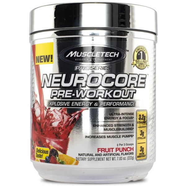 MuscleTech Neurocore Pre-Workout | Svenskt Kosttillskott