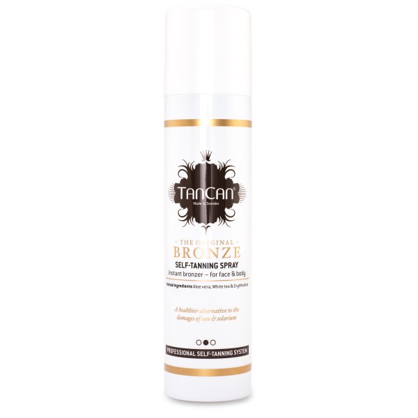 TanCan Bronze Self-Tanning Spray | Spraytan hemma | Svenskt Kosttillskott