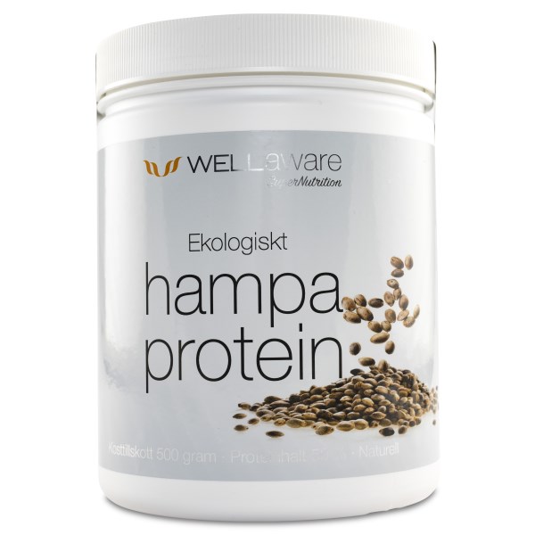 Köp WellAware Hampaprotein hos Svenskt Kosttillskott. Snabbt & fraktfritt!