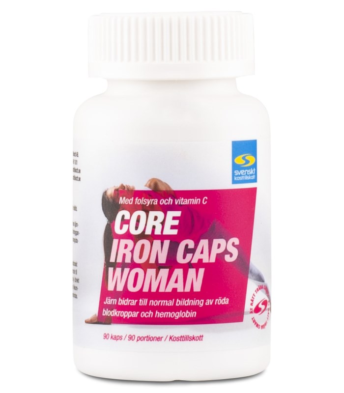 Core Iron Caps Woman | Järnkapslar | Svenskt Kosttillskott