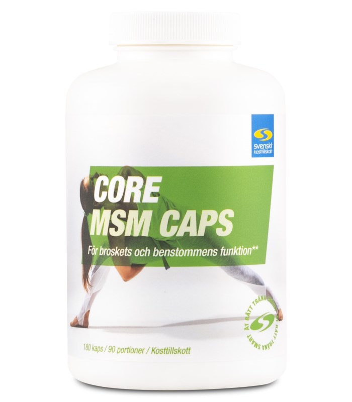 Core MSM Caps | MSM + C-vitamin | Svenskt Kosttillskott