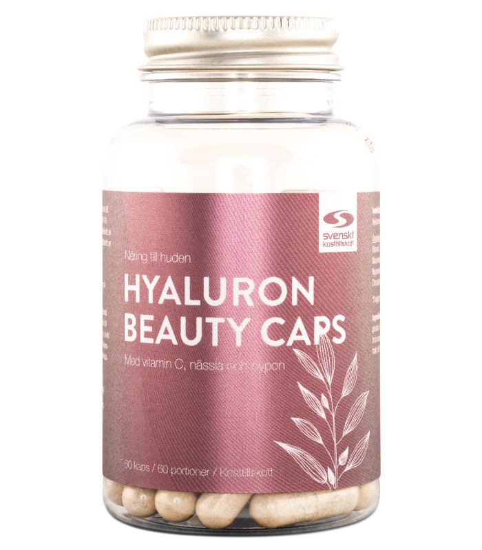 Hyaluron Beauty Caps | Med vitamin C | Svenskt Kosttillskott
