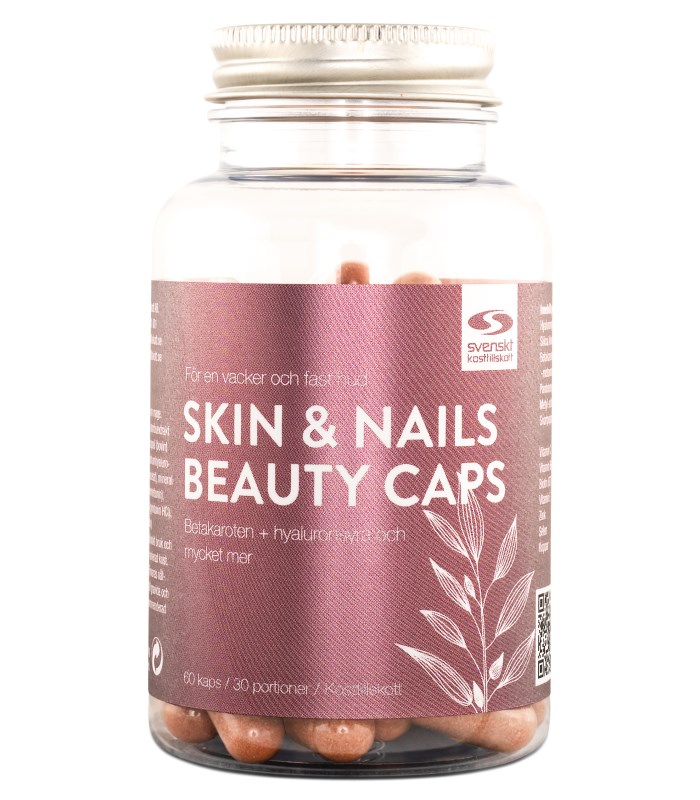 Skin & Nails Beauty Caps | Svenskt Kosttillskott