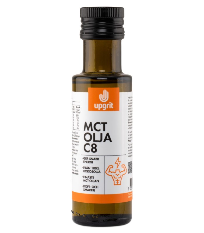 Upgrit C8 MCT-olja | Svenskt Kosttillskott
